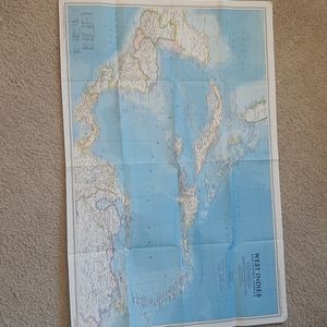 Other | Vintage 1981 Map Of The West Indies | Poshmark
